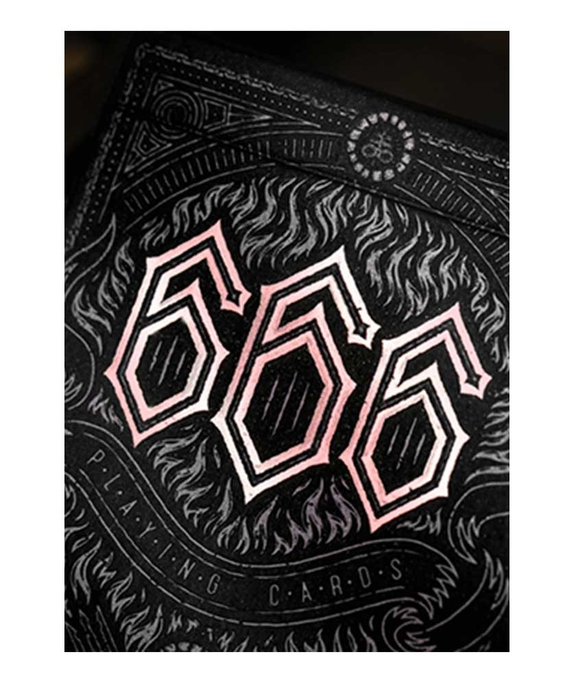666 V4 Rose Gold Carti de Joc | Jucarie si Magie