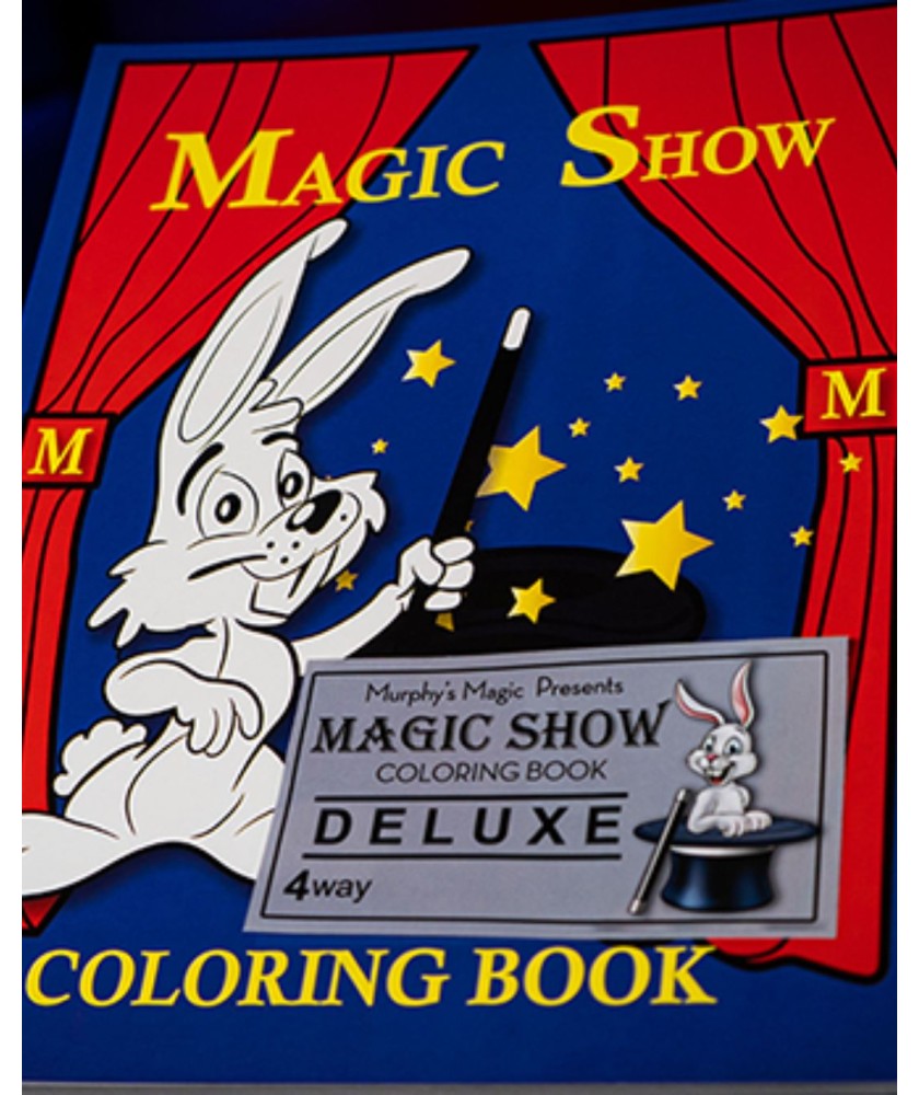 MAGIC SHOW Coloring Book DELUXE - 4 schimbari | Jucarie si Magie
