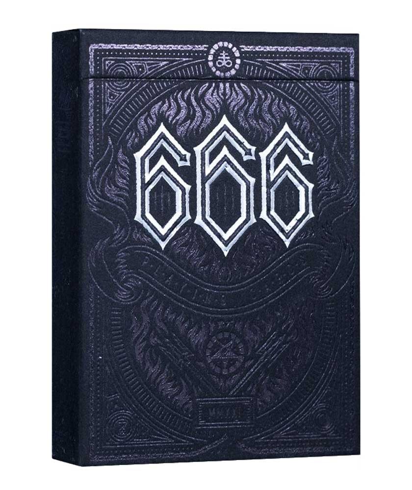 666 Silver Foil by Riffle Shuffle Carti de Joc | Jucarie si Magie