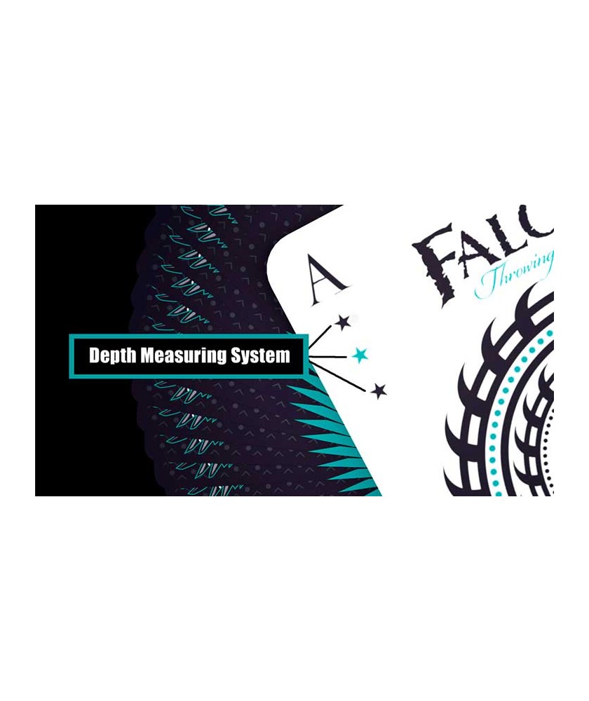 Aqua Falcon Throwing Cards Foil by Rick Smith Jr. and Devo Carti de Joc ...