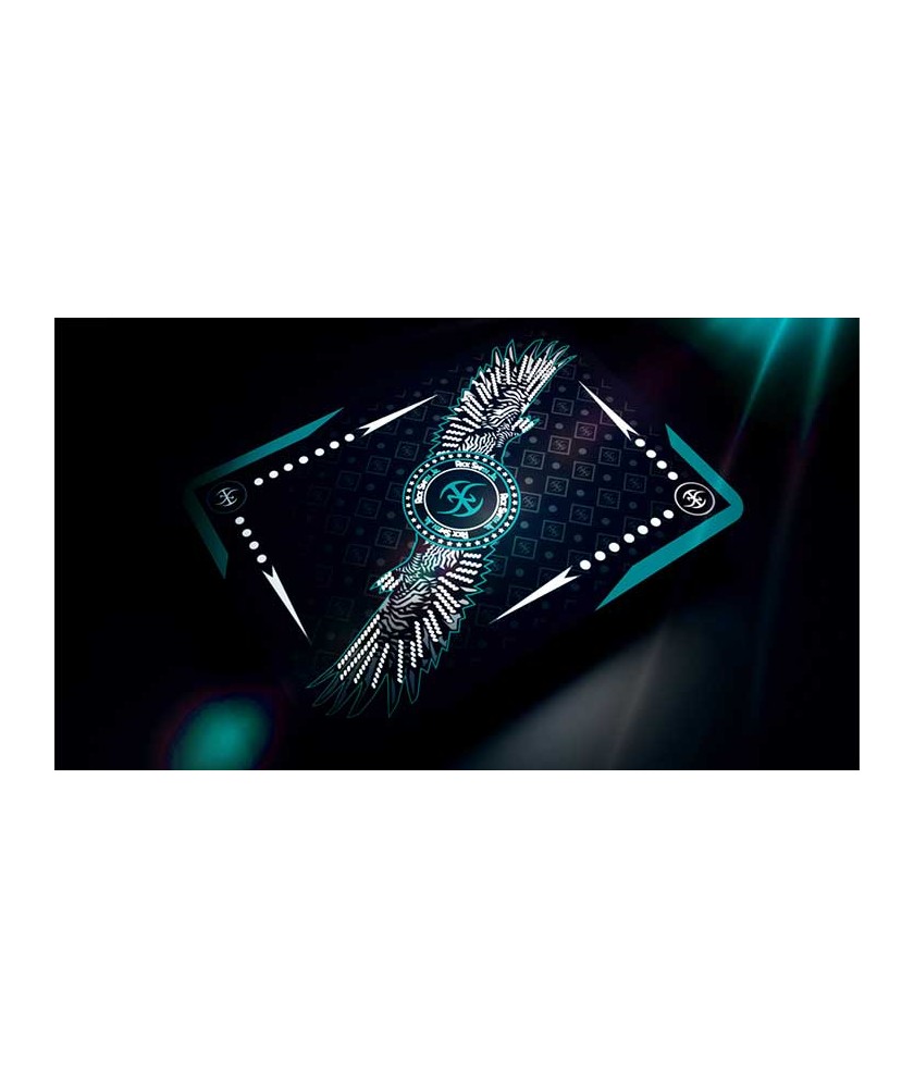 Aqua Falcon Throwing Cards by Rick Smith Jr. and Devo | jucariesimagie.ro