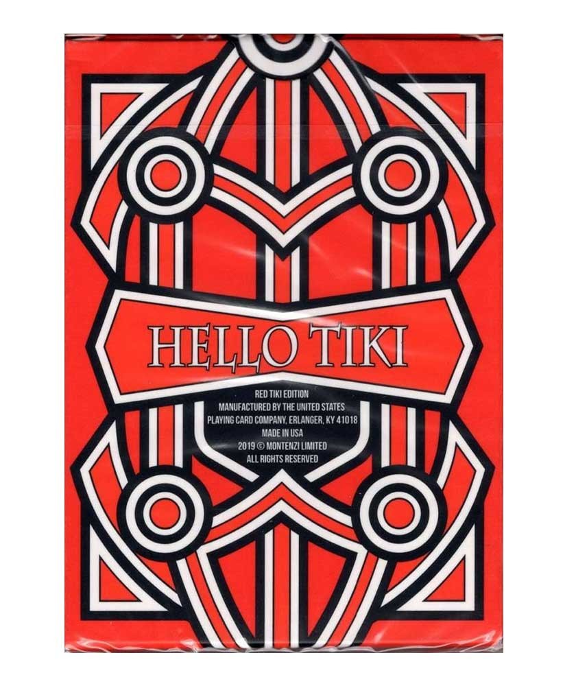 Hello Tiki Red Carti de Joc | Jucarie si Magie
